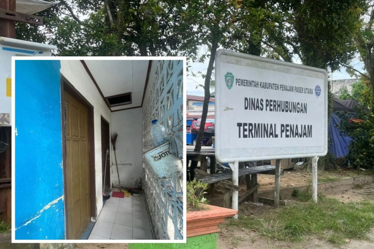 Fasilitas Toilet Terminal Penajam Rusak, Penumpang Terpaksa Menumpang ...