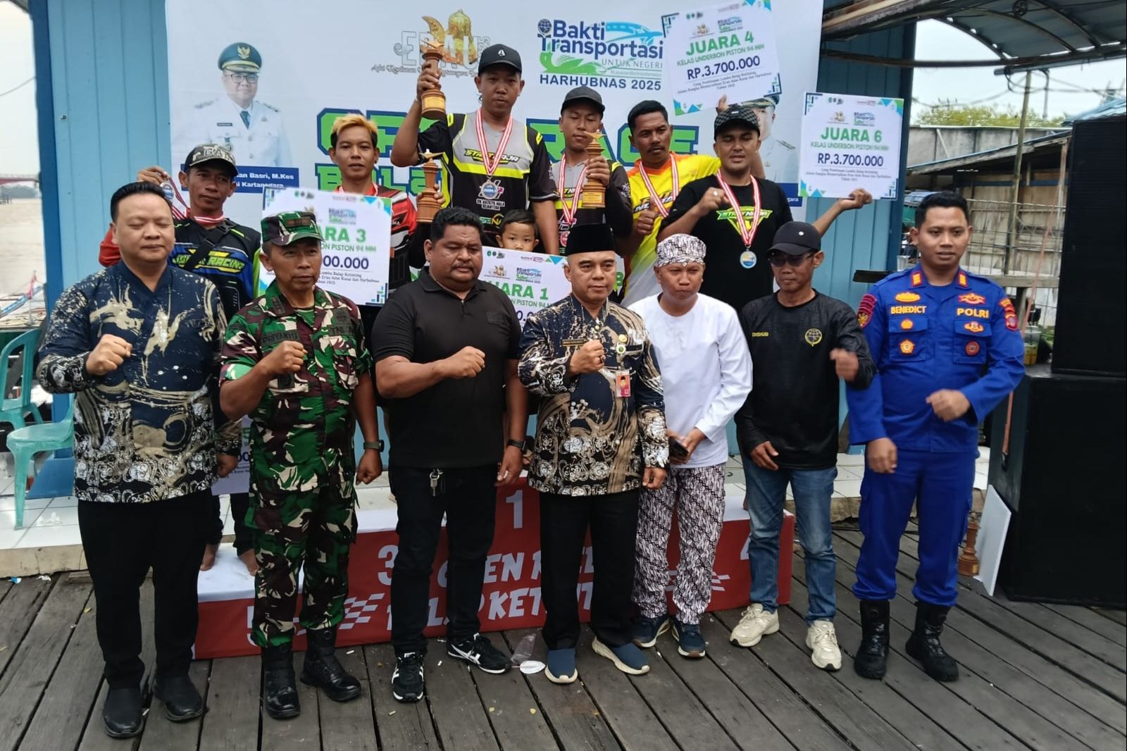 Balap Ketinting di Kukar Ramaikan Festival Erau 2025, Ini Para Juaranya